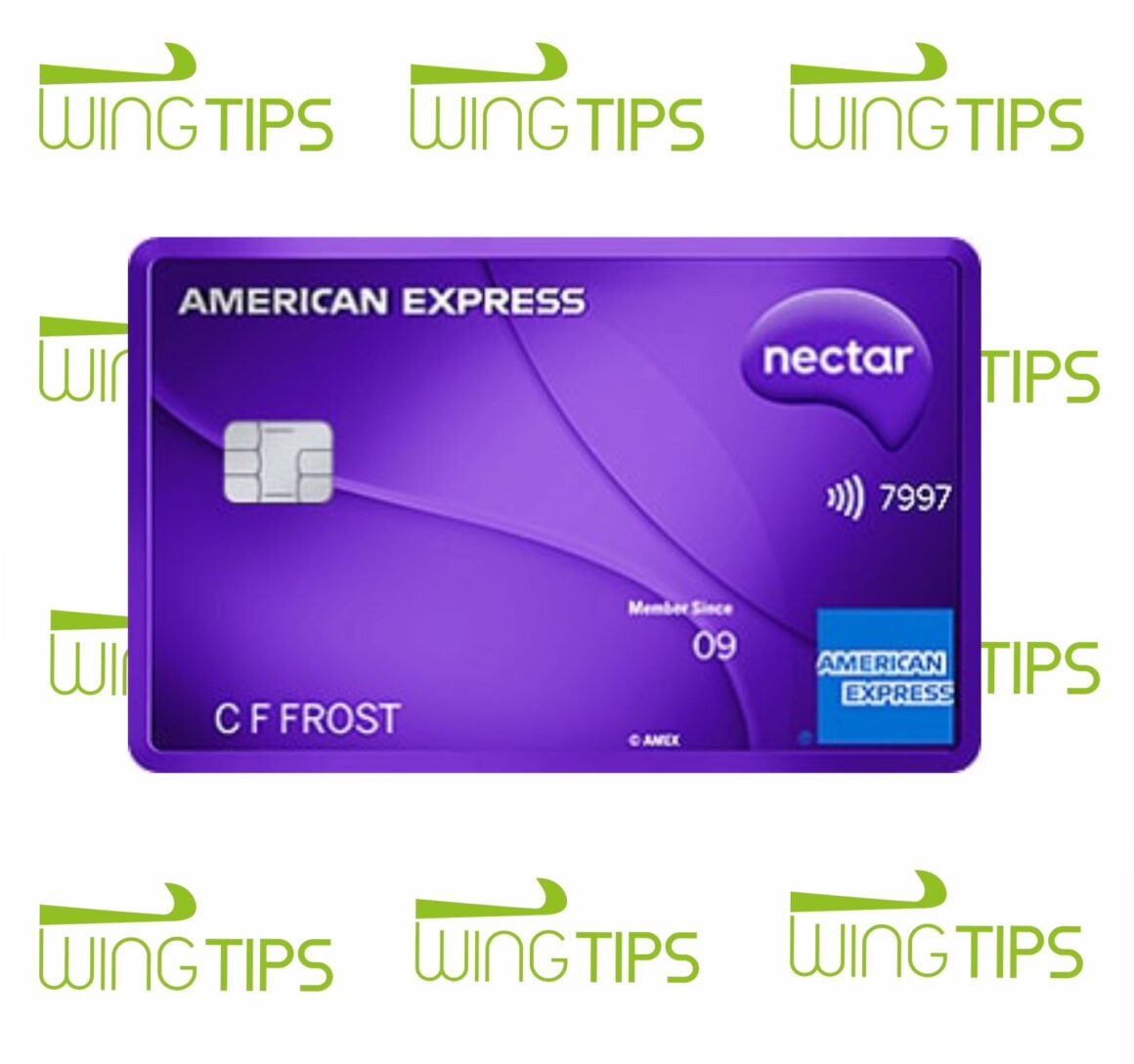 Review: Nectar American Express Credit Card. - Wingtips